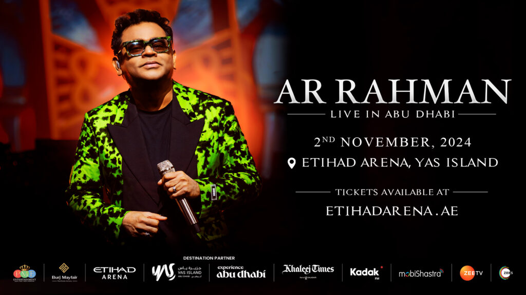 Prepare for an Unforgettable Evening in Abu Dhabi: AR Rahman Live in ...